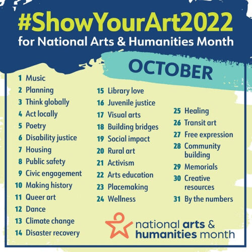 Happy National Arts and Humanities Month! - Creative NM